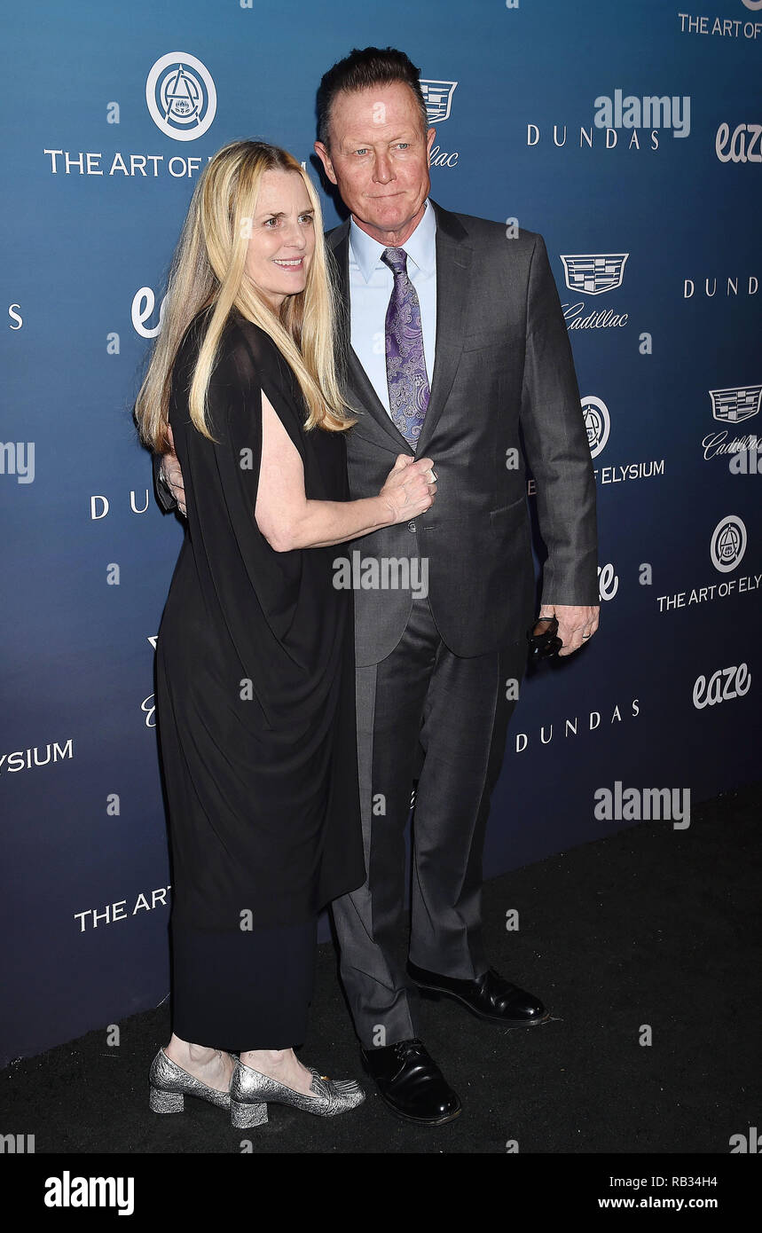 Los Angeles, USA. 5 January 2019. Barbara Patrick (L) and Robert ...