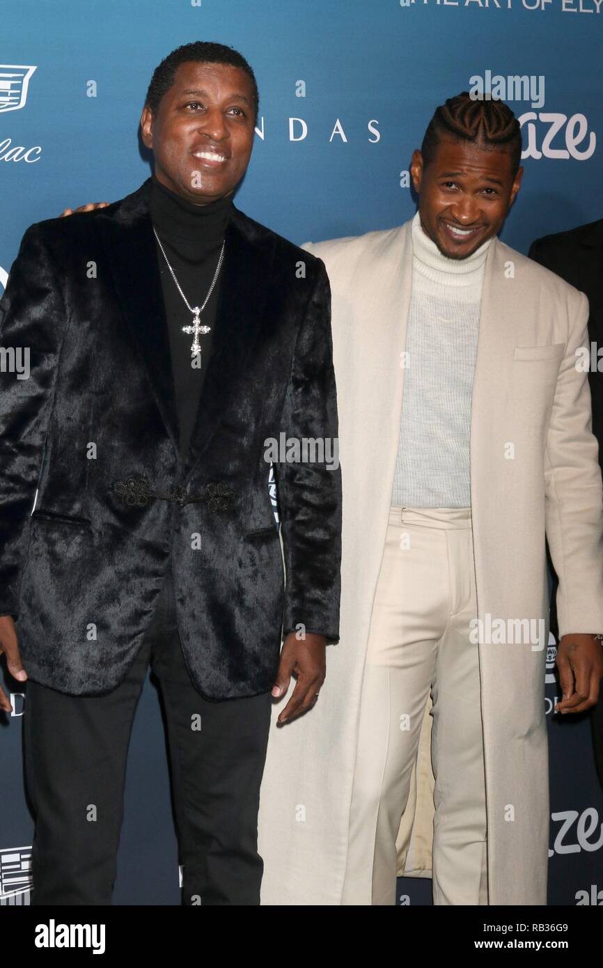 Los Angeles, CA, USA. 5th Jan, 2019. Kenny Babyface Edmonds, Usher ...
