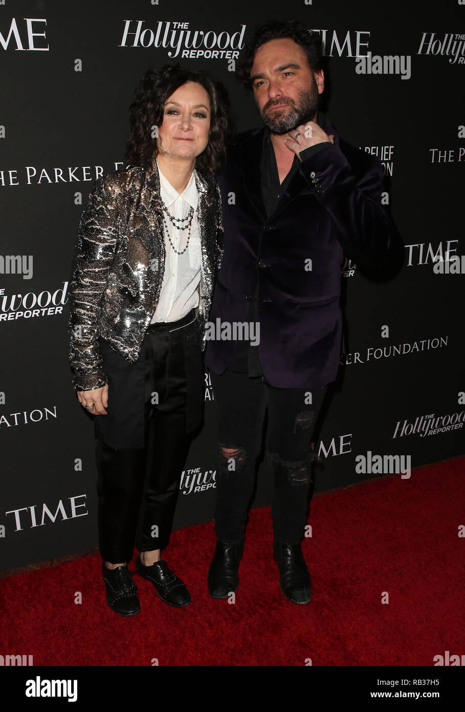 05 January 2019 - Los Angeles, California - Sara Gilbert, Johnny ...