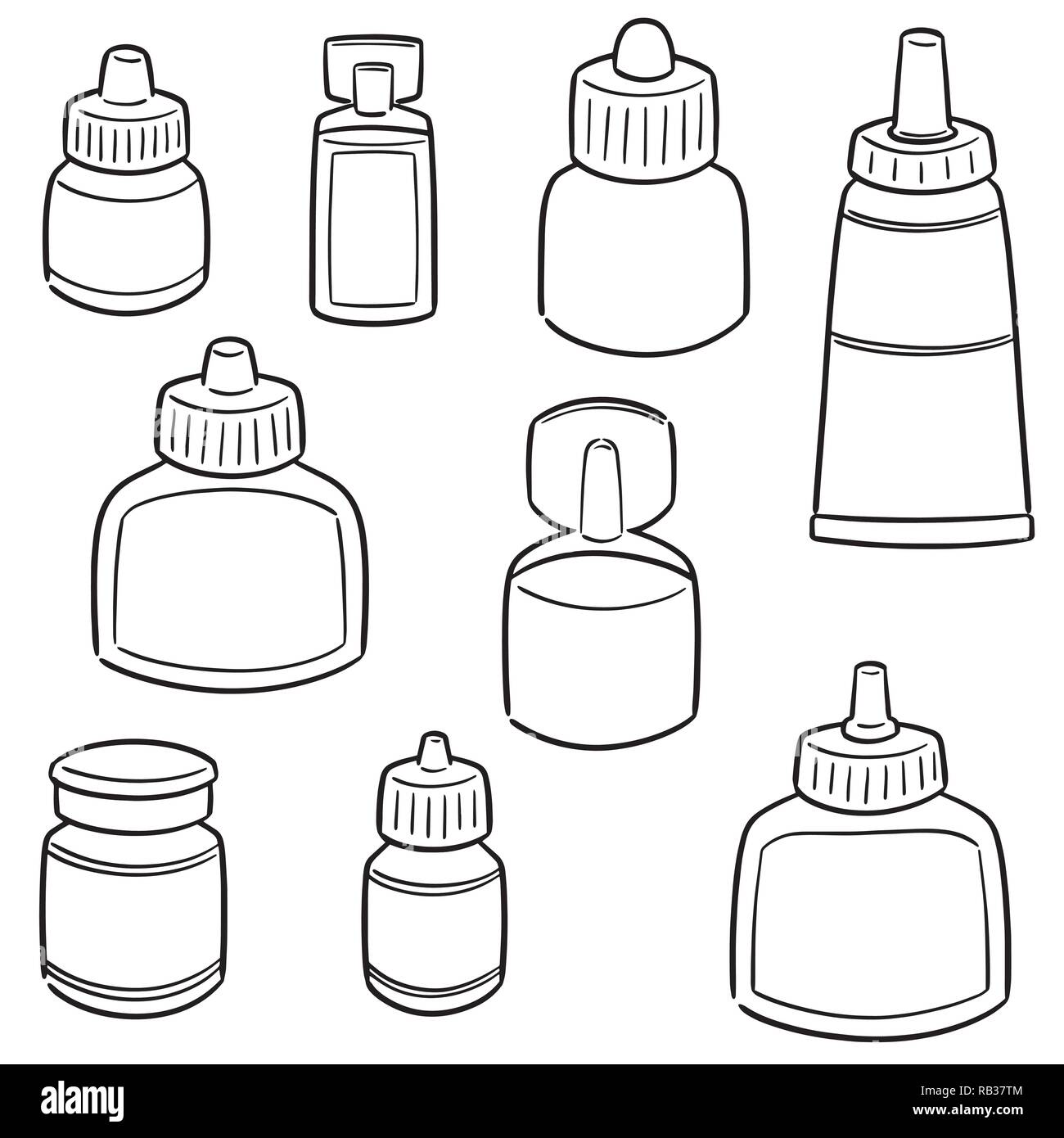 vector set of eye medicine Stock Vector Image & Art - Alamy