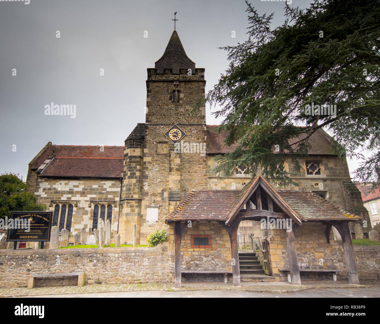 St Mary Magdalene and St Denys parish church, Midhurst, West Sussex, UK ...