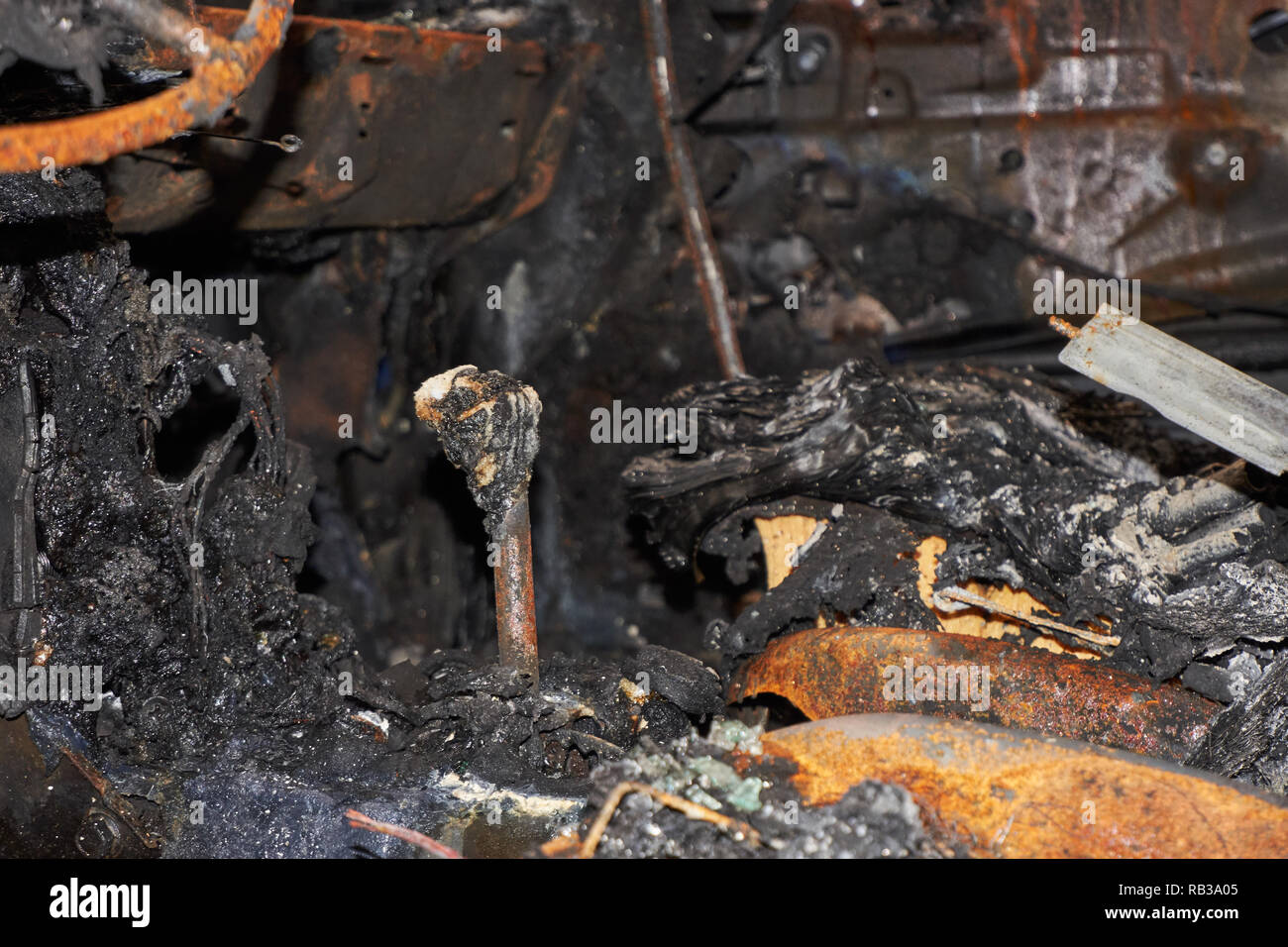 Interior abandoned car scrap hi-res stock photography and images - Alamy
