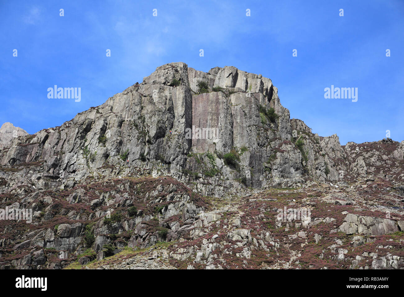 Snowdonia north wales cliffs hi-res stock photography and images - Alamy
