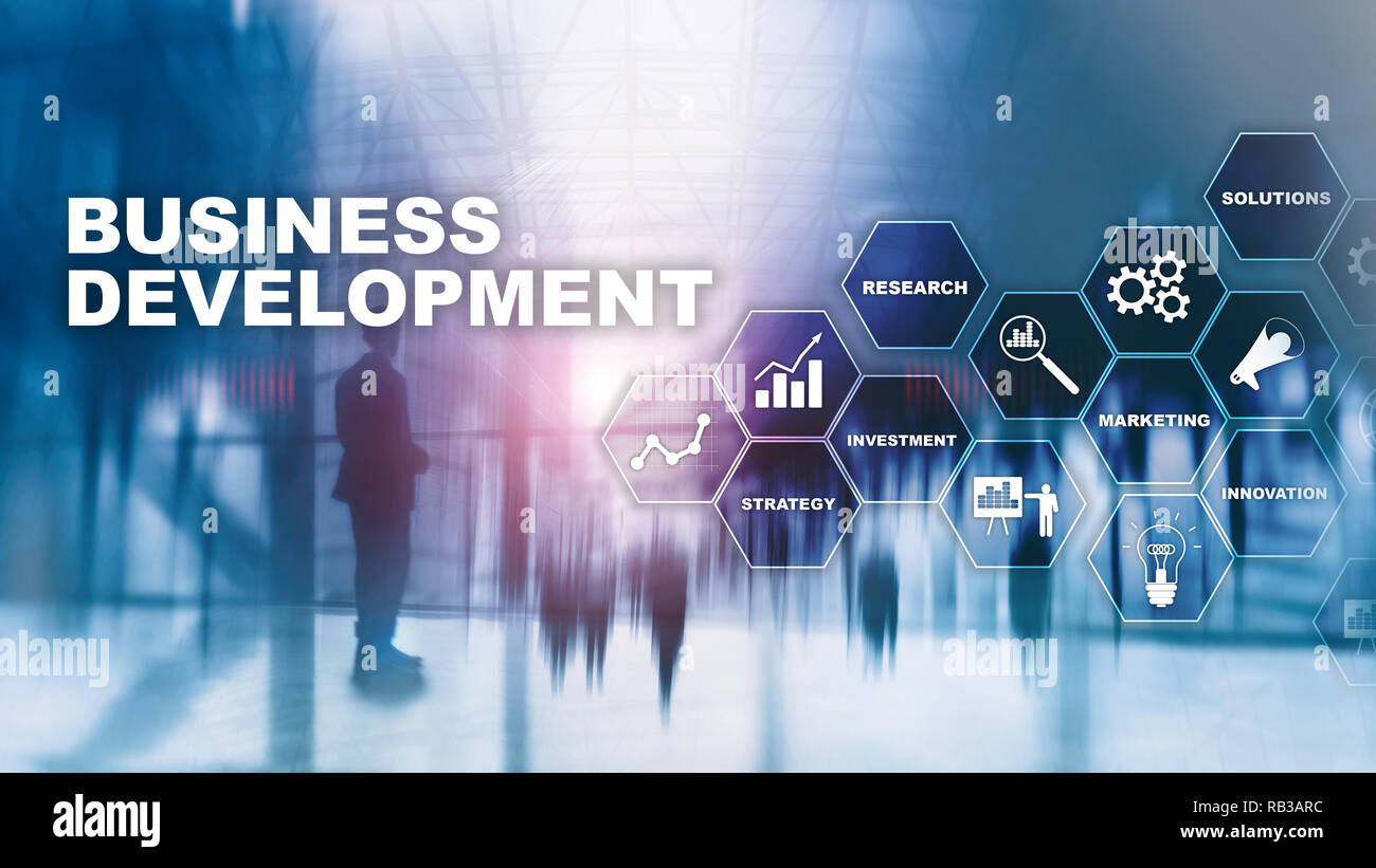 Business Development Startup Growth Statistics. Financial Plan Strategy ...