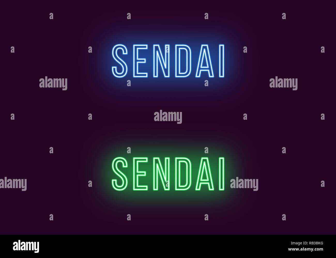 Sendai name Stock Vector Images - Alamy