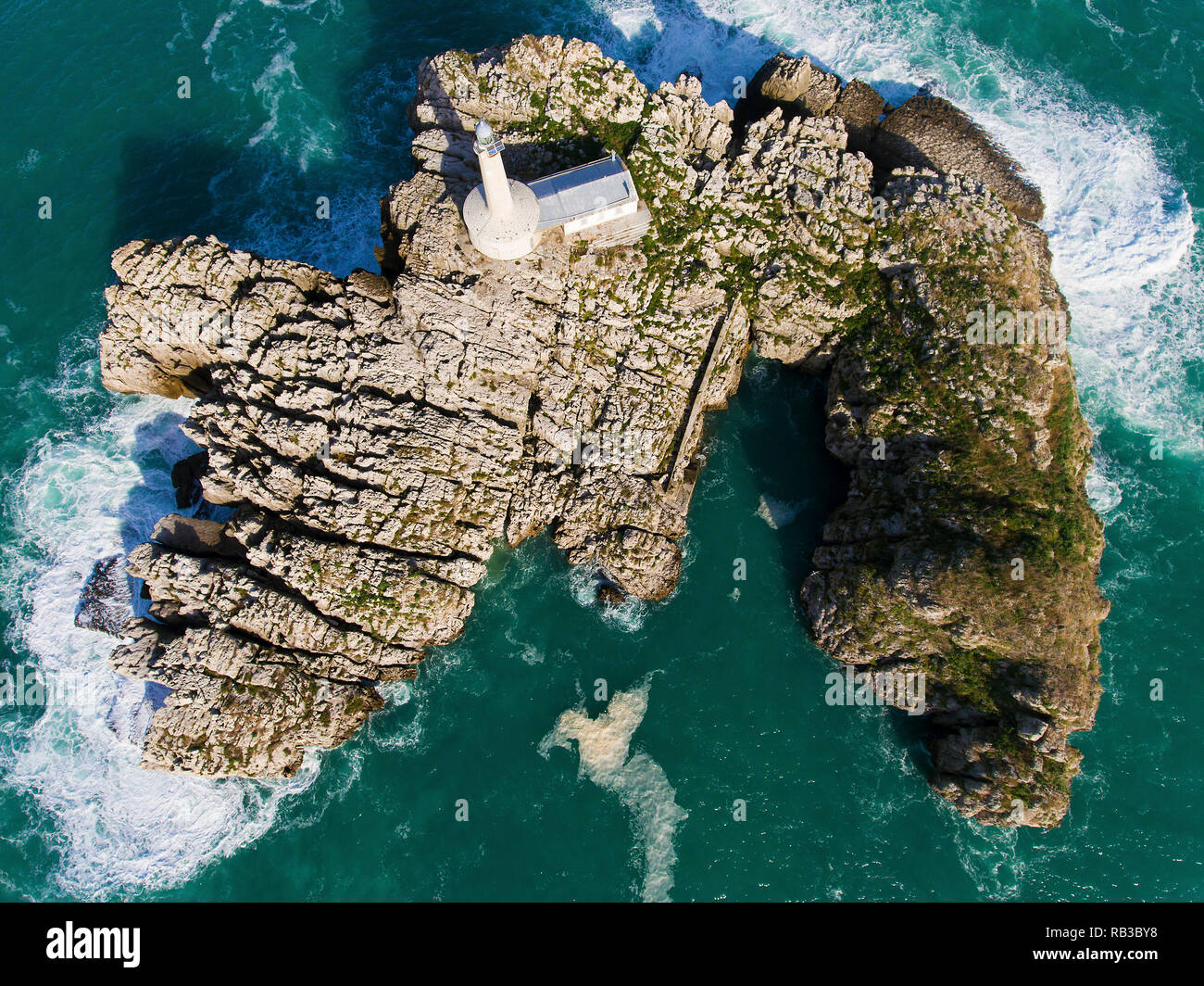 Lighthouse at the mouro island hi-res stock photography and images - Alamy