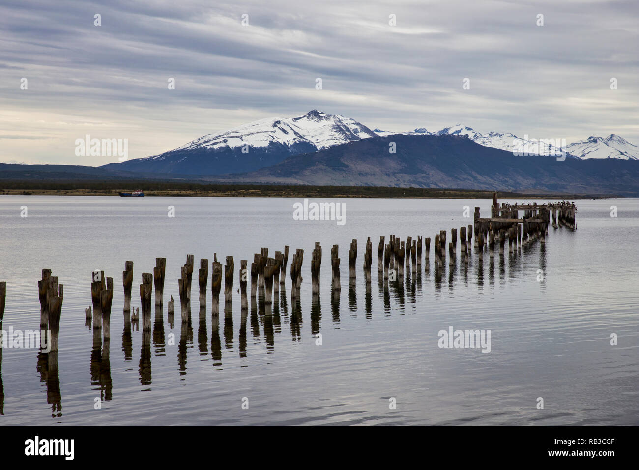 Old pier stumps hi-res stock photography and images - Alamy