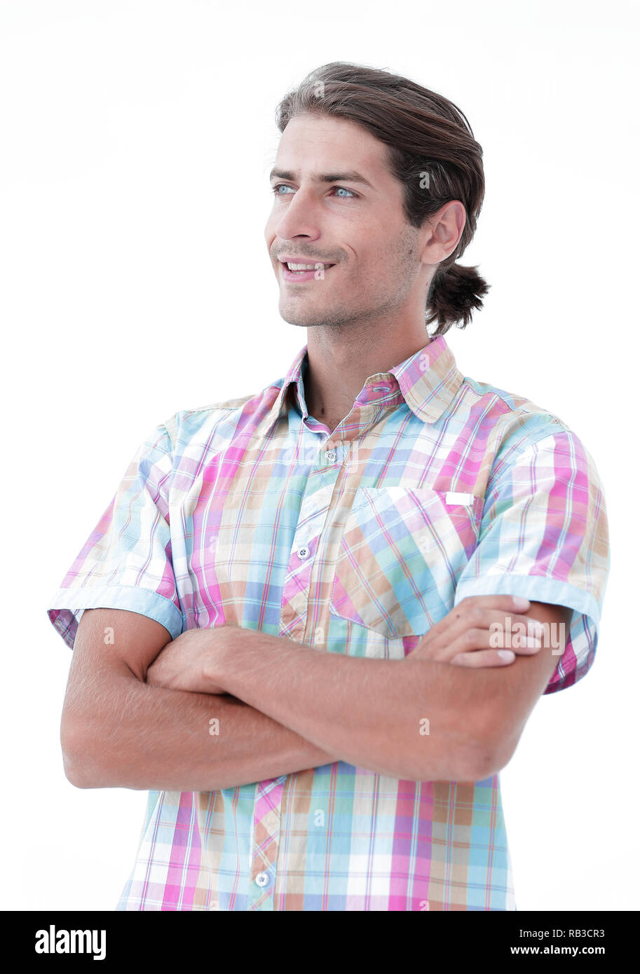 modern man , confidently looking forward Stock Photo - Alamy