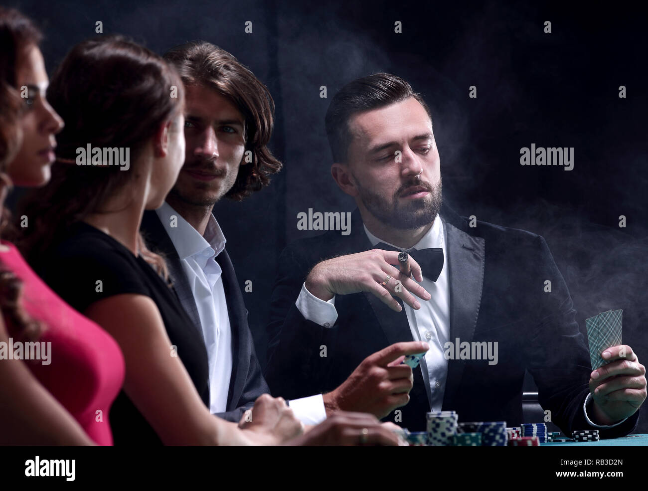 Gentlemens club interior hi-res stock photography and images - Alamy