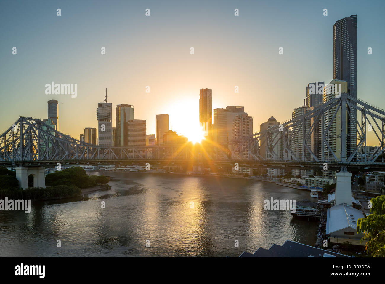 Dusk Central Business District Australia High Resolution Stock ...