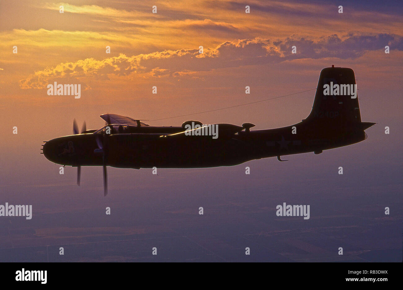 Douglas A-26 Invader,Vietnam Era Airplane Stock Photo - Alamy