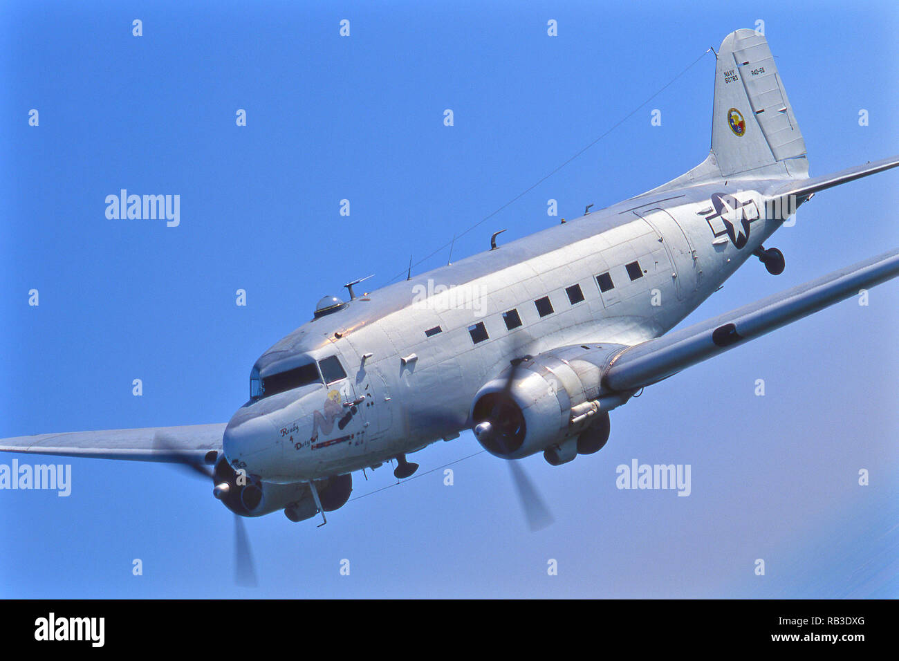Douglas DC-3-C-47 Transport Airplane Stock Photo - Alamy