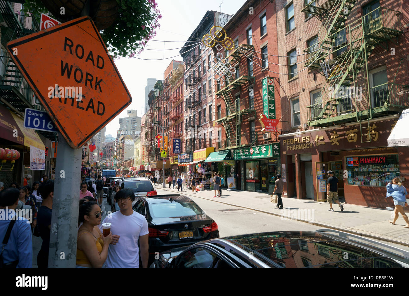 Mott street new york hi-res stock photography and images - Alamy