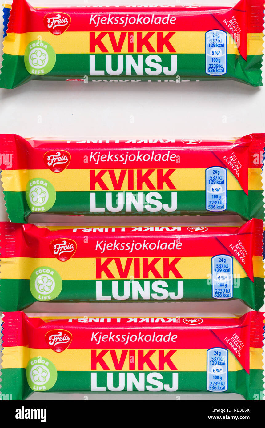 Modern kvikk lunsj hi-res stock photography and images - Alamy