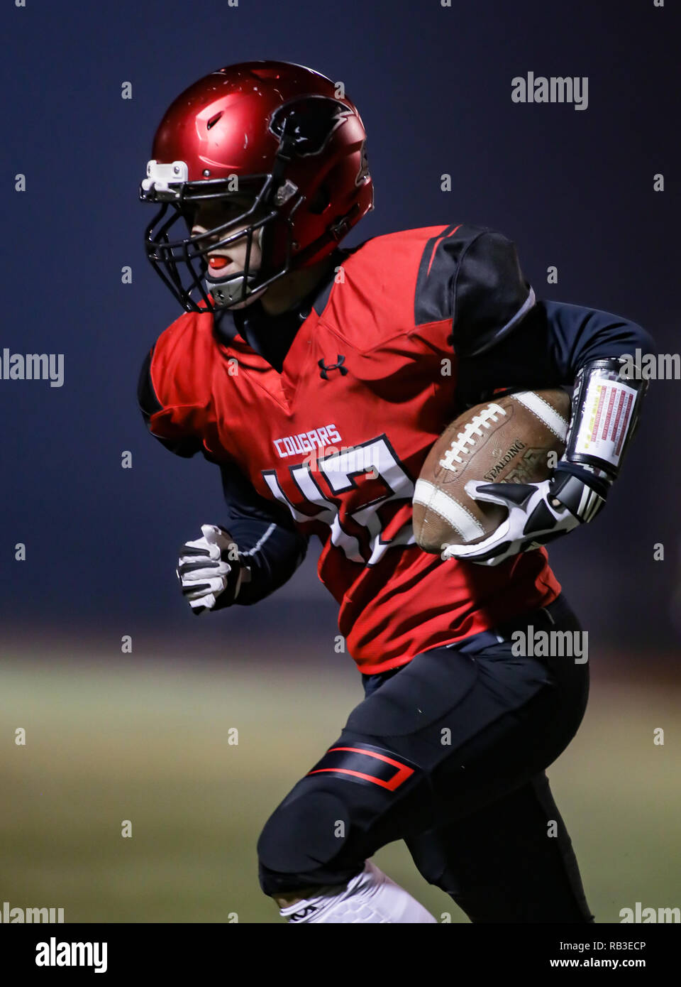 Football action with Shasta vs. Foothill High School in Palo Cedro ...