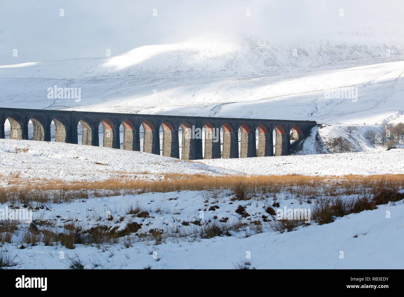 Ribblehead viaduct winter hi-res stock photography and images - Alamy