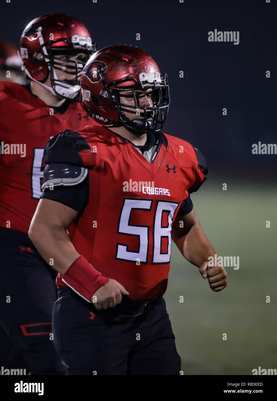 Football action with Shasta vs. Foothill High School in Palo Cedro ...