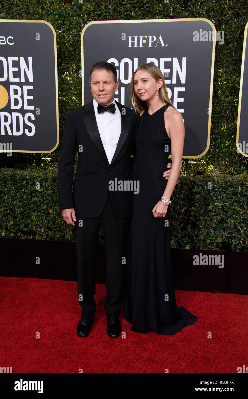 Bill Gerber and Emma Gerber attend the 76th Annual Golden Globe Awards ...