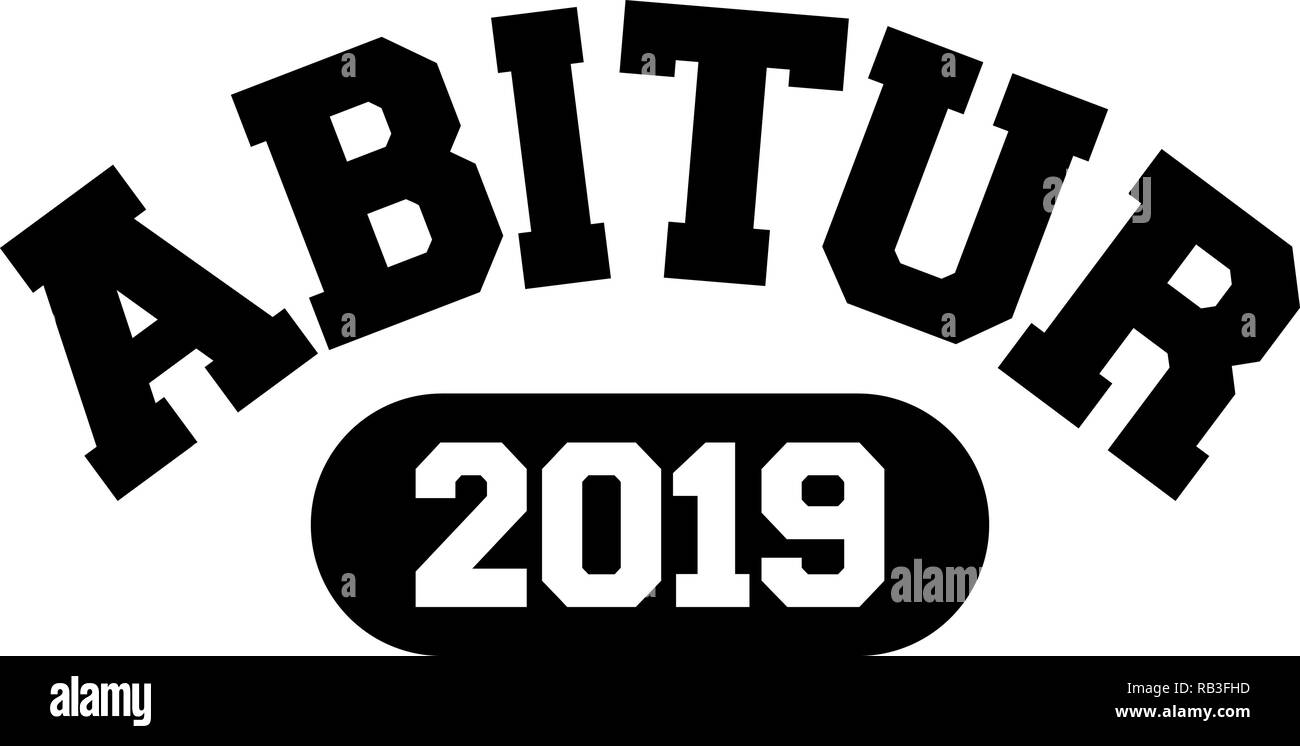 High School Certificate 2019 german abitur Stock Vector Image & Art - Alamy