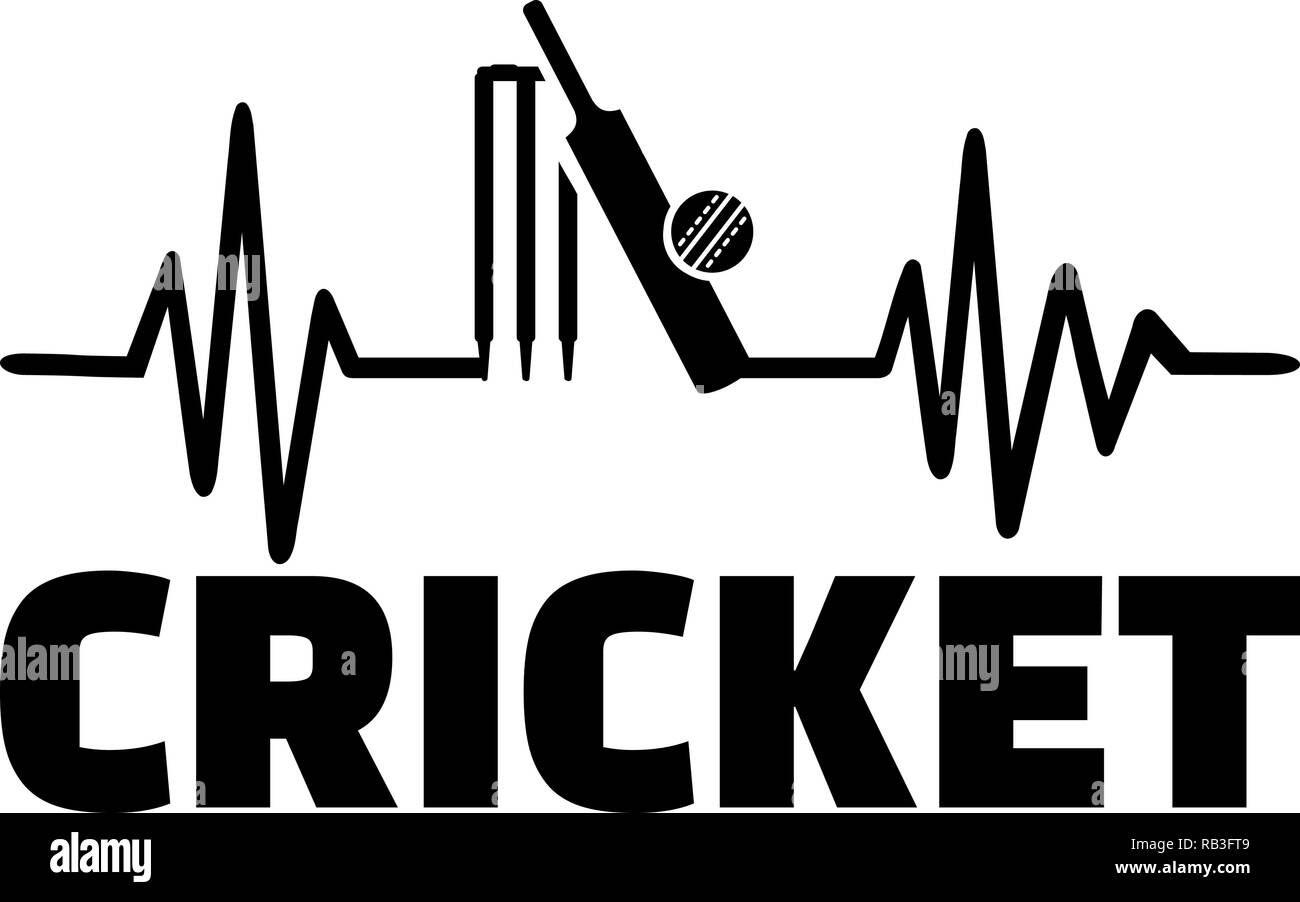 Cricket Bat Black And White