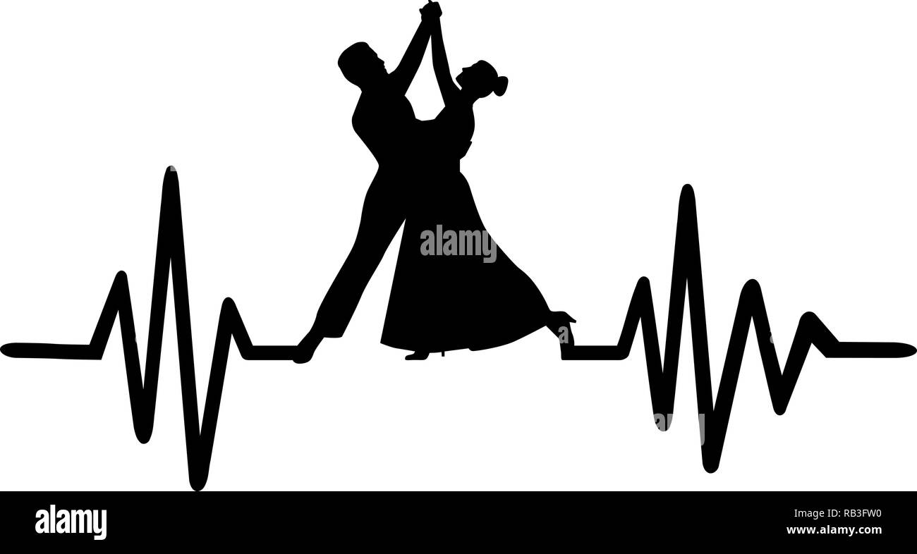 Heart beat dance Stock Vector Images - Alamy