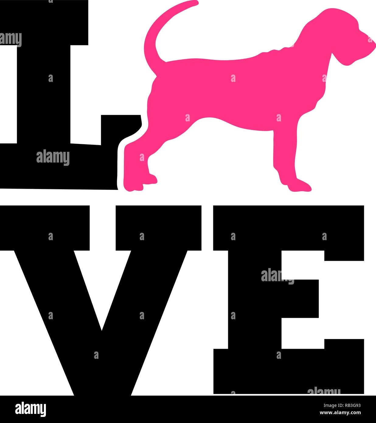 Bloodhound icon vector vectors hi-res stock photography and images - Alamy