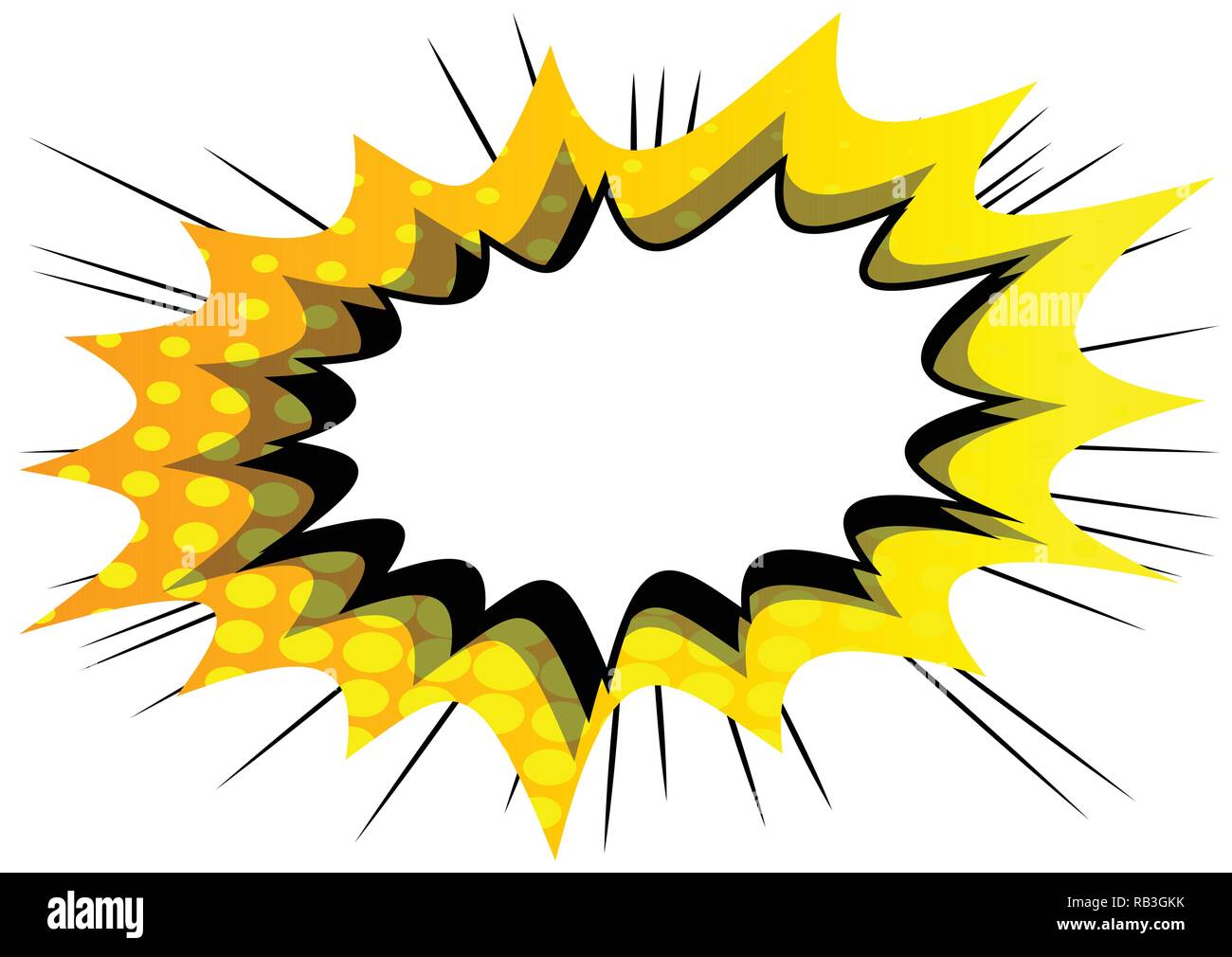 Comic Book Explosion Bubble