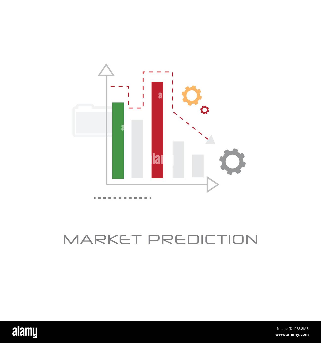financial graphs marketing analysis business strategy market prediction ...