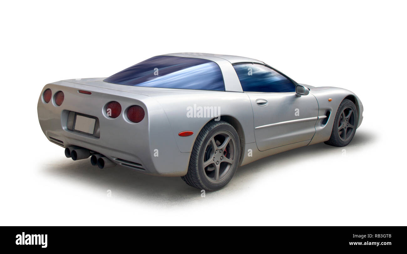 Silver race car hi-res stock photography and images - Alamy