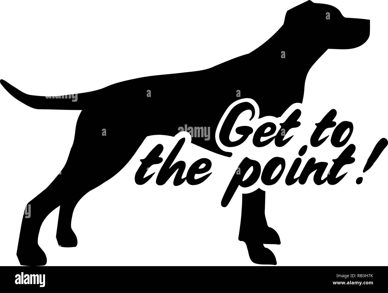 English pointer puppy Stock Vector Images - Alamy