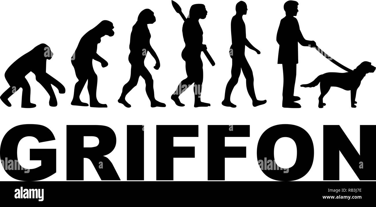 Griffon evolution with dog name Stock Vector Image & Art - Alamy