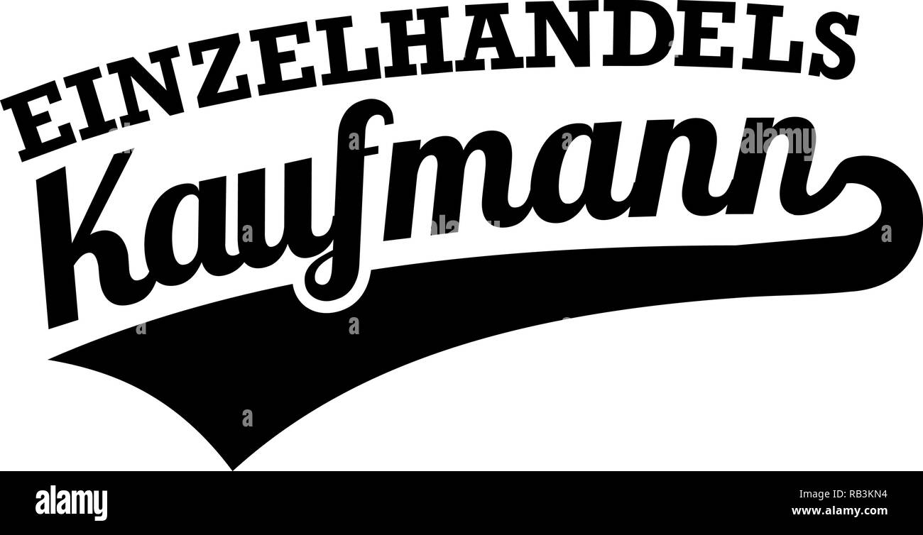 Retail salesman or merchant retro german Stock Vector Image & Art - Alamy