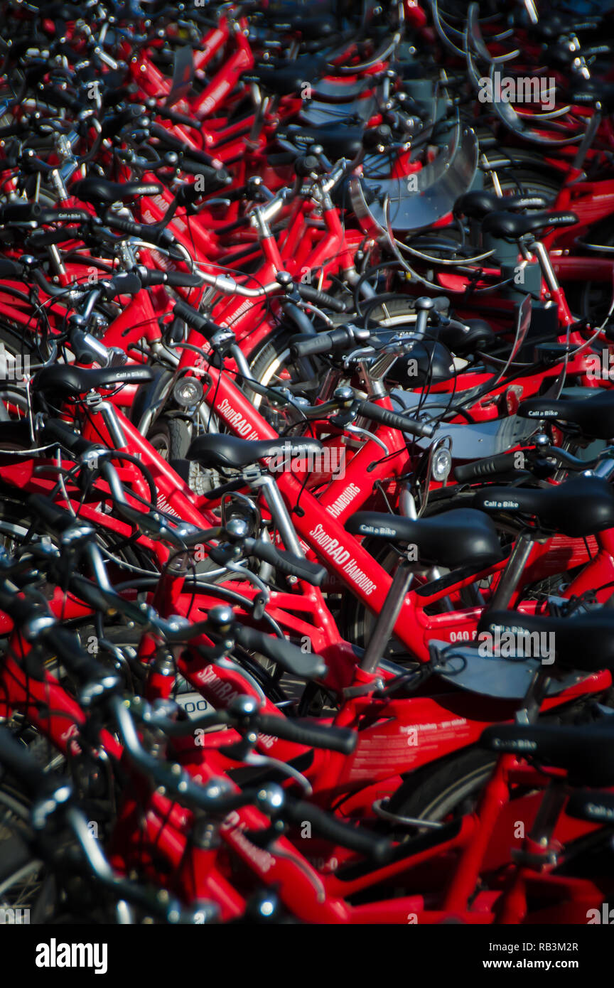 Hamburg rental bikes hi-res stock photography and images - Alamy