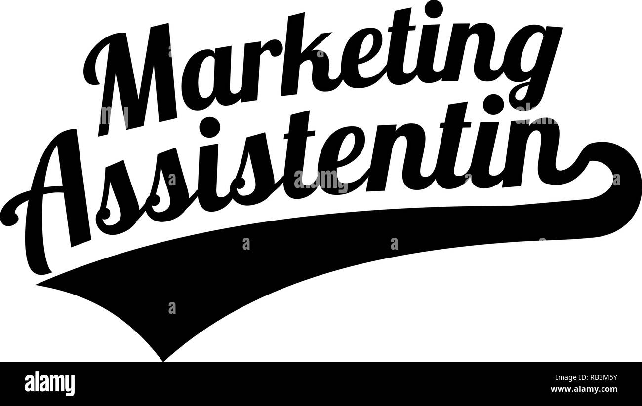 Marketingassistentin Stock Vector Images - Alamy