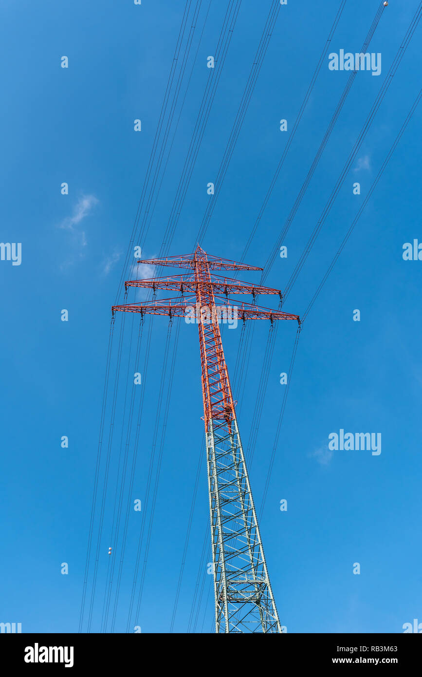 High tension pylon hi-res stock photography and images - Alamy