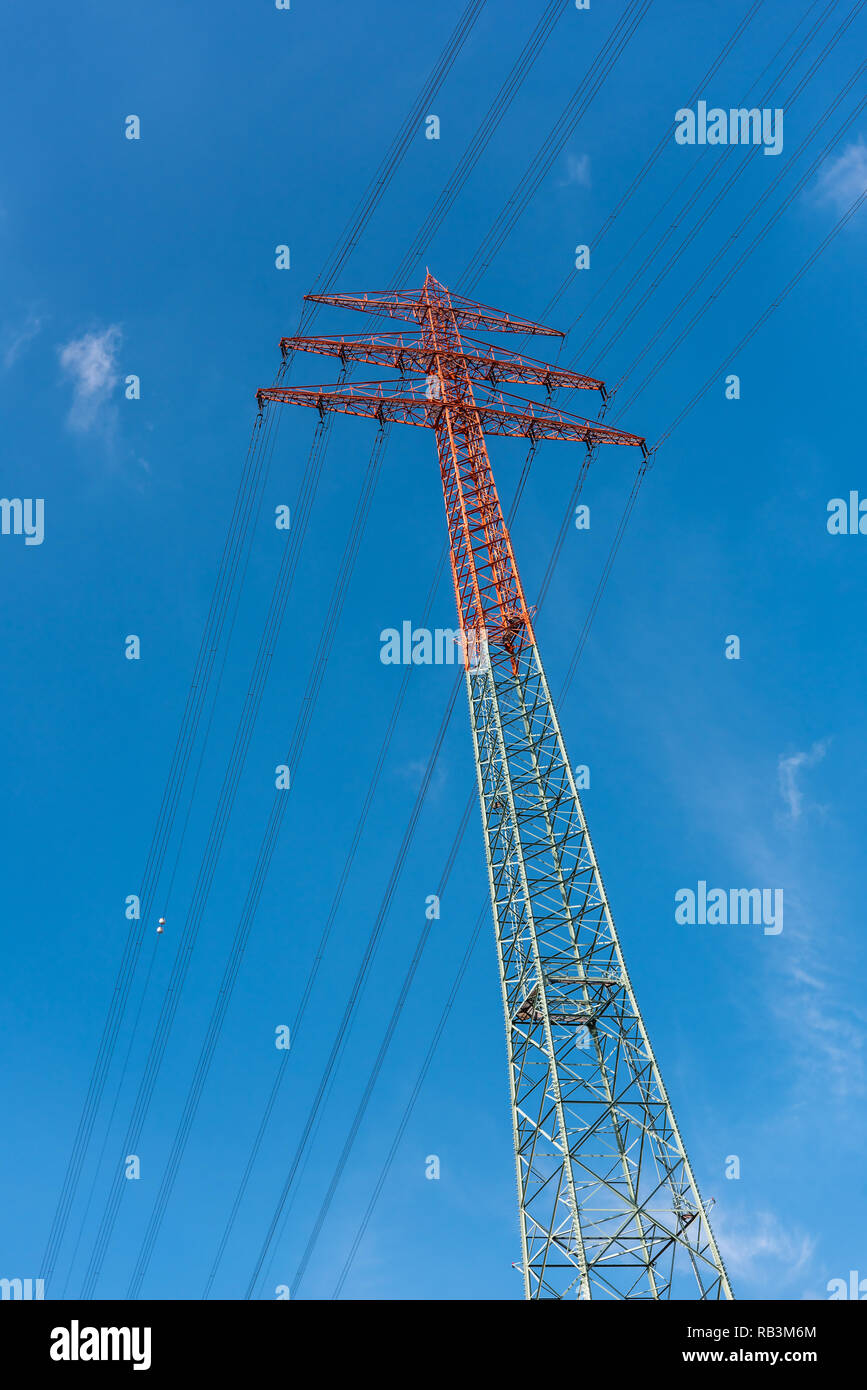 High tension pylon hi-res stock photography and images - Alamy