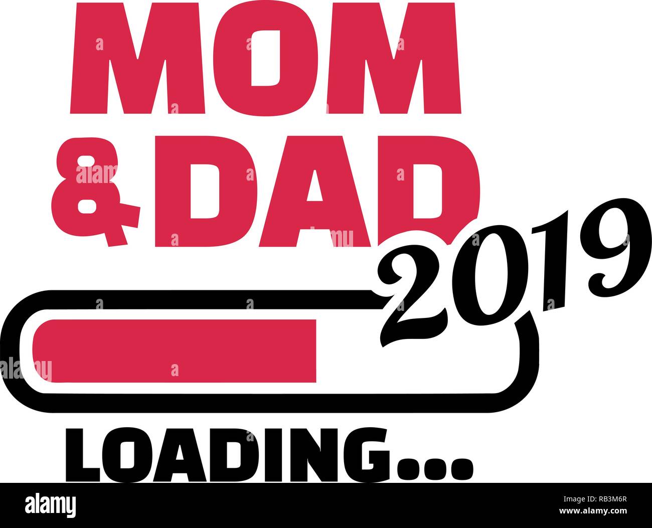 Mom and Dad loading bar 2019 Stock Vector Image & Art - Alamy
