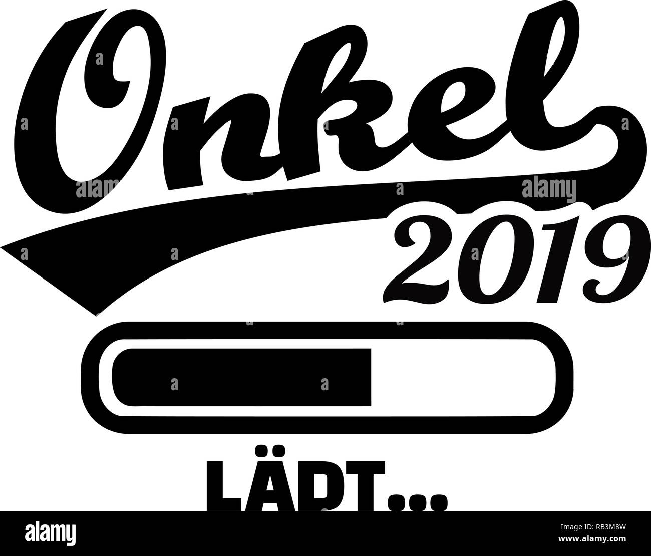 Uncle loading bar 2019 german Stock Vector Image & Art - Alamy