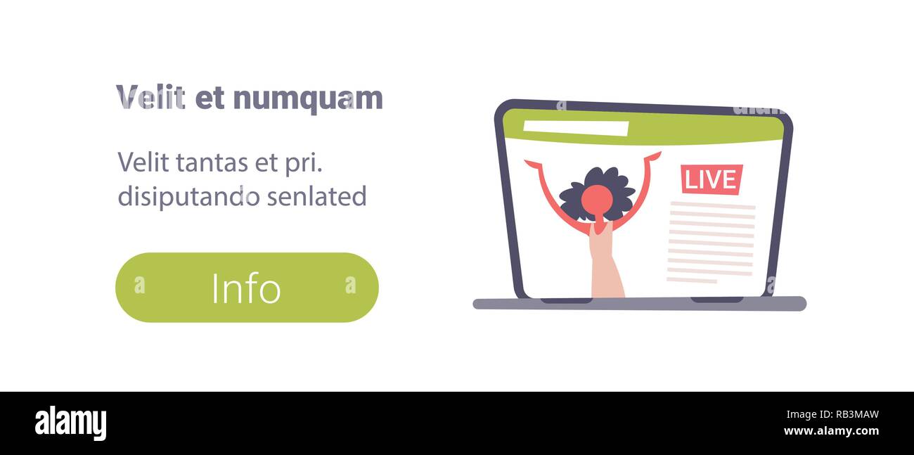 People watch live news Cut Out Stock Images & Pictures - Alamy