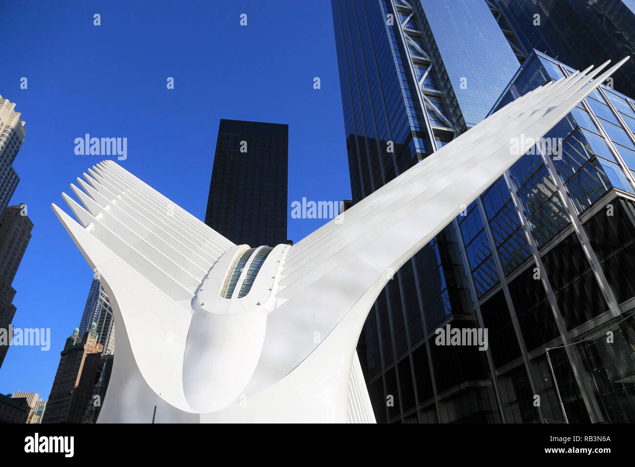 Oculus, architect Santiago Calatrava, World Trade Center Transportation ...