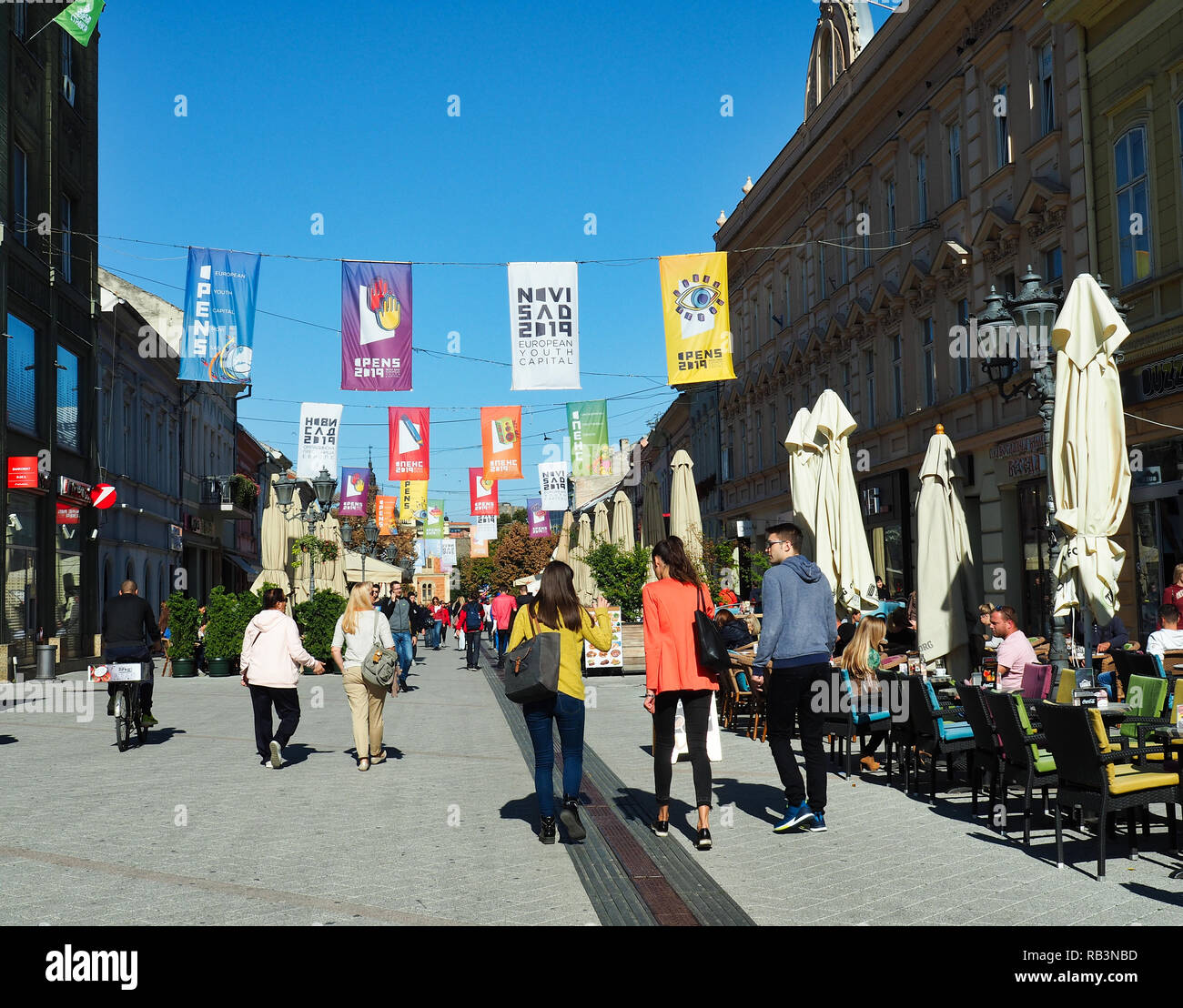 Europe serbia novi sad cafe hi-res stock photography and images - Alamy