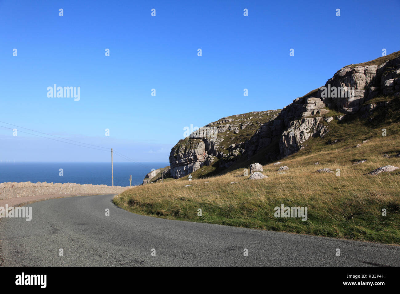 Toll Road, Great Orme, Llandudno, Conwy County, North Wales, Wales ...