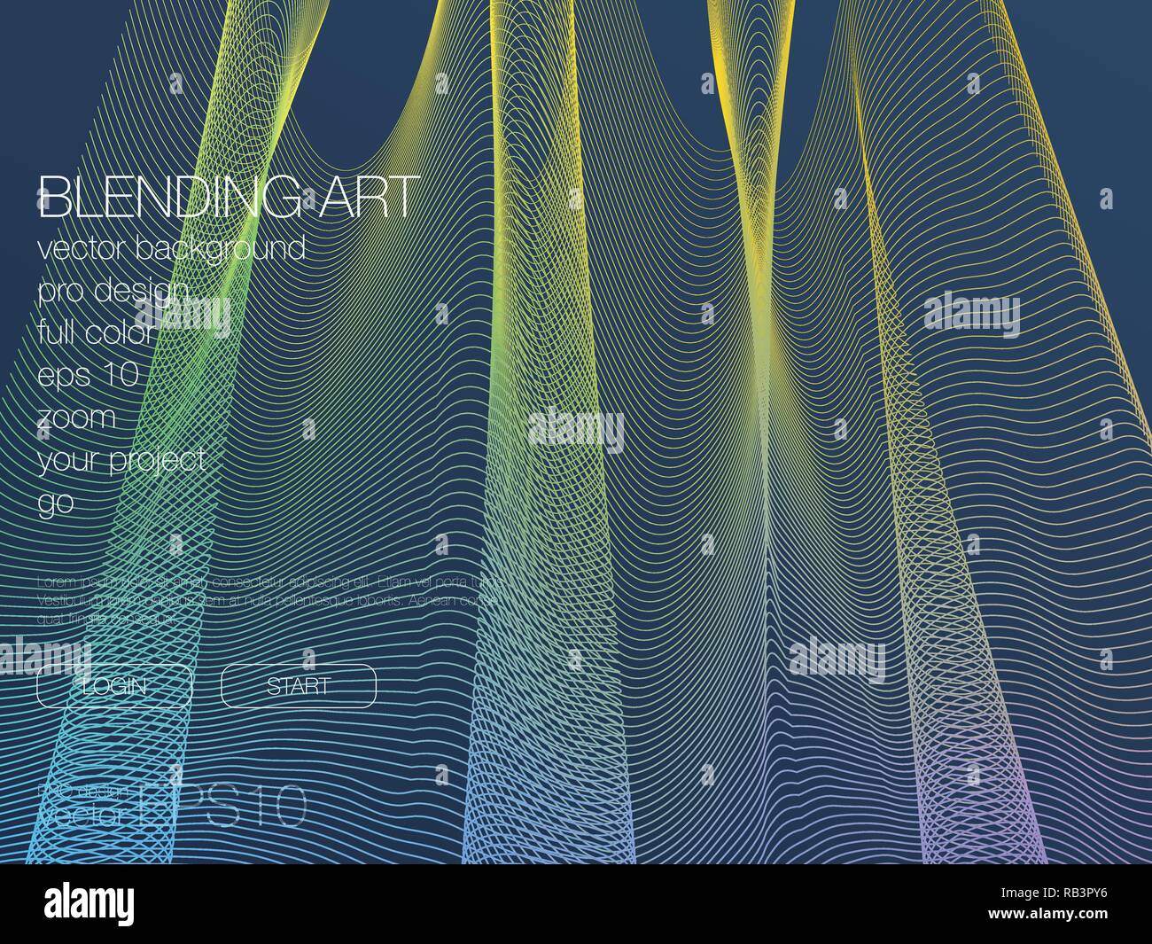 Abstract blend background. Template for web site Stock Vector Image ...