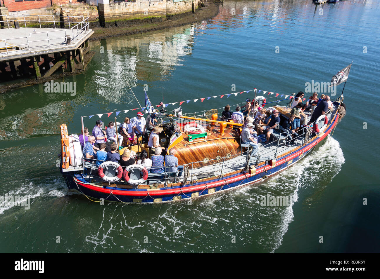 Transport mary ann hepworth busy crowded harbour cruise boat cru hi-res ...