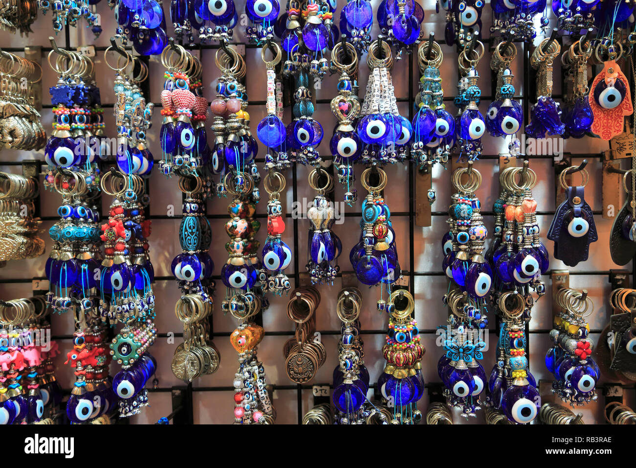 Turkish Evil Eyes or Nazars, Grand Bazaar, Kapali Carsi, Market, Old ...