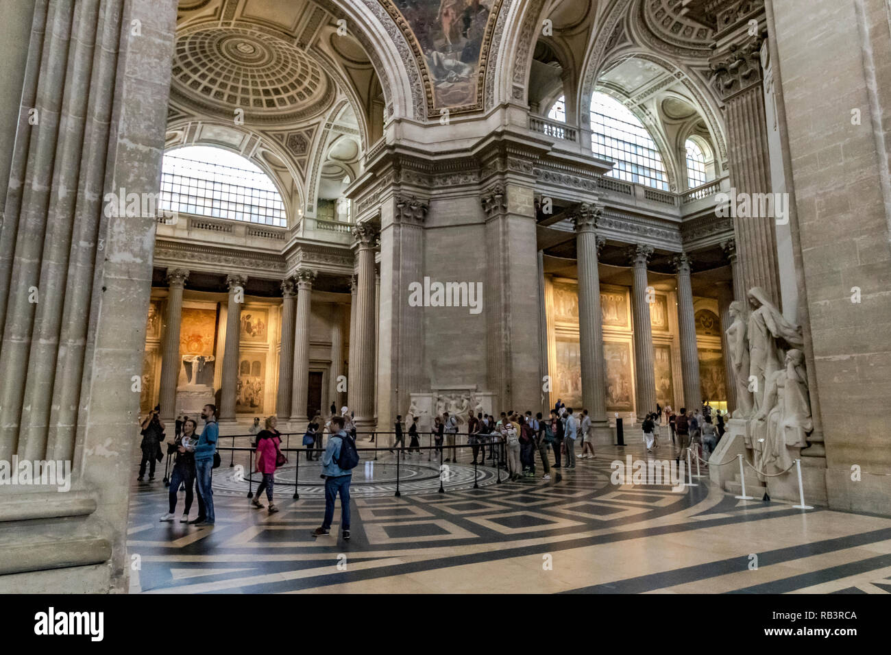 Pantheon paris interior hi-res stock photography and images - Alamy