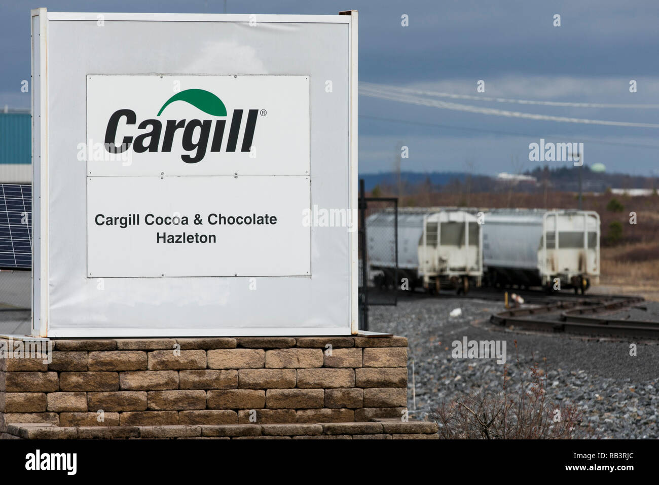 A logo sign outside of a facility occupied by Cargill Cocoa & Chocolate ...
