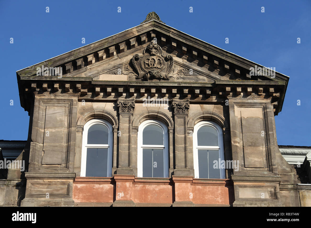 Architectural detail of Sheffield United Gas Light Company Office ...