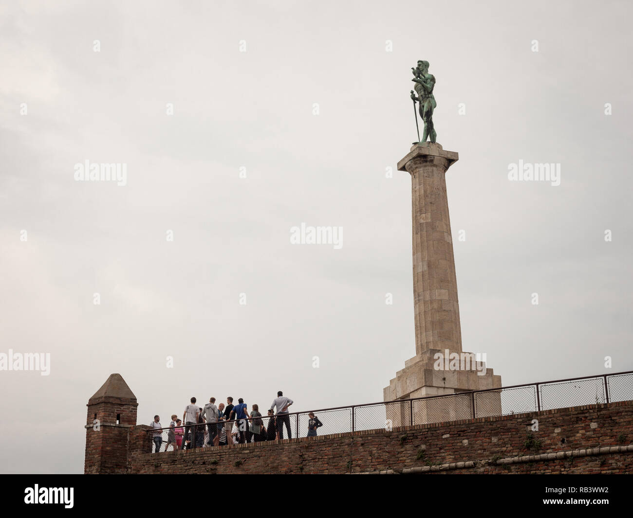 Belgrade statue hi-res stock photography and images - Alamy