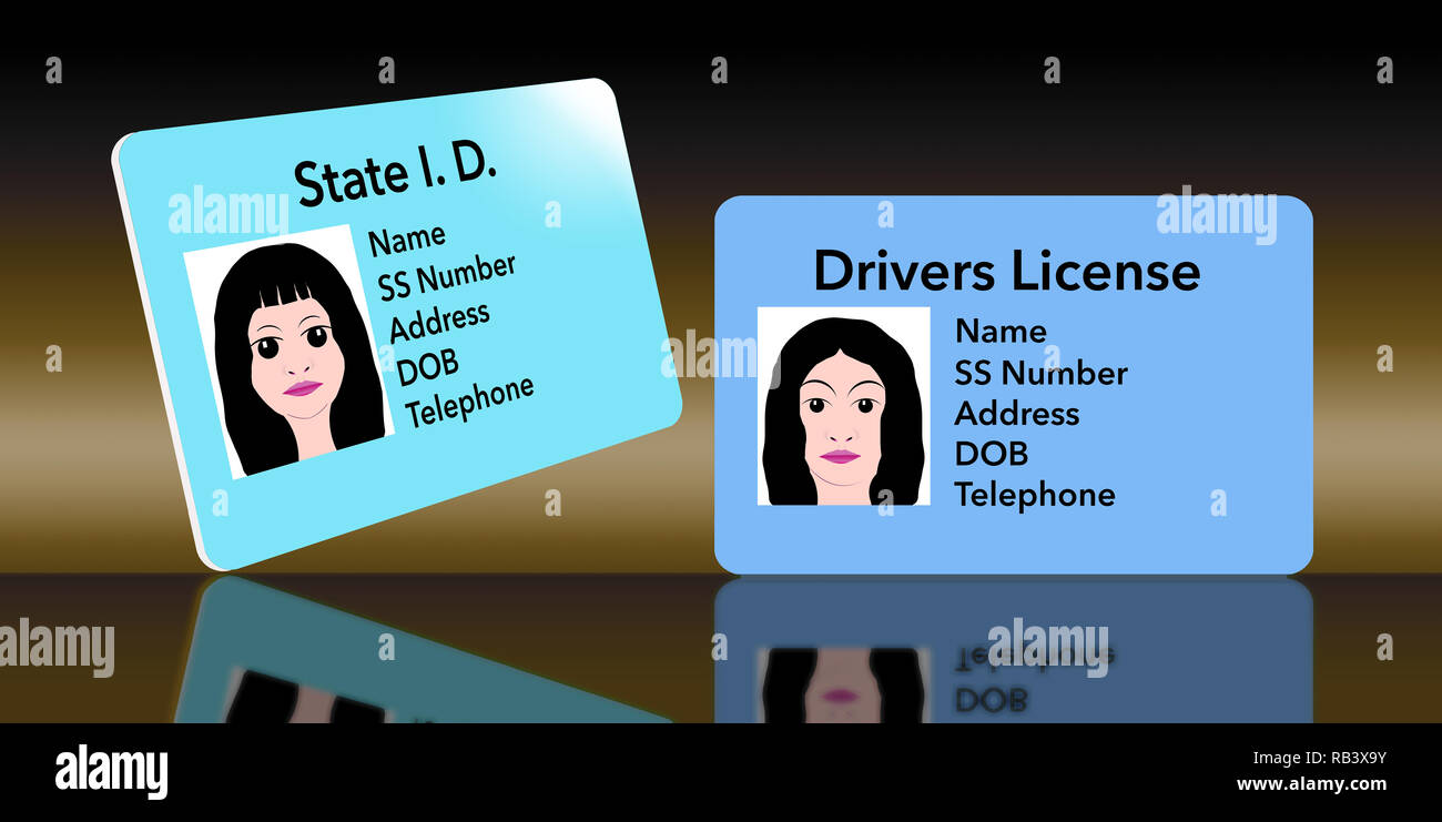 Driver license identification card hi-res stock photography and images ...